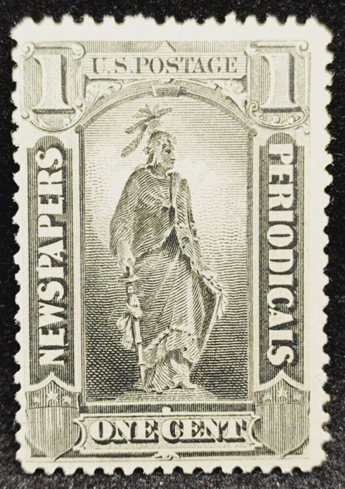 MATT'S STAMPS US SCOTT #PR81, 1-CENT NEWSPAPER STAMP, APEX CERT, MNH CV ...