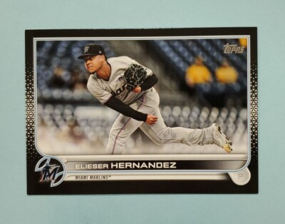 2022 Topps Series 1 Elieser Hernandez Black Parallel #9 Card /71 | eBay