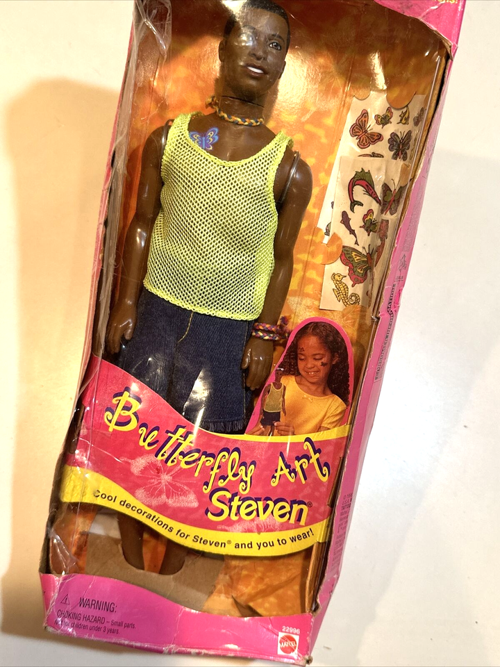 Barbie Butterfly Art Steven AA Ken Doll Mattel 22996 (box Damage) New ...