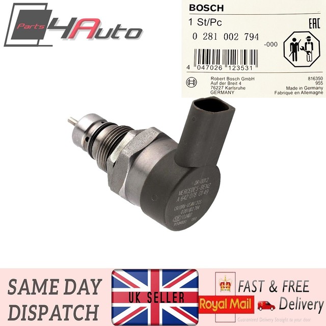 Injector Pressure Control Valve 6420780149 A6420780149 Bosch 0281002794 ...