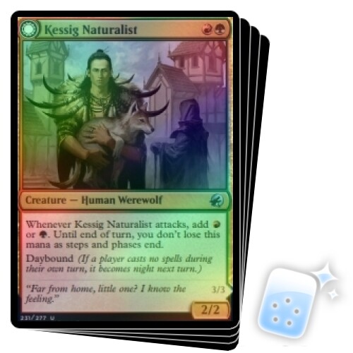 FOIL KESSIG NATURALIST X4 Innistrad: Midnight Hunt MID Magic MTG MINT ...
