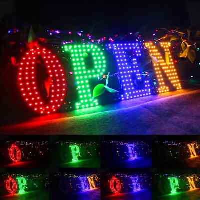 40"X14" Extra Large LED Open Sign for Business Super Bright Unique ...