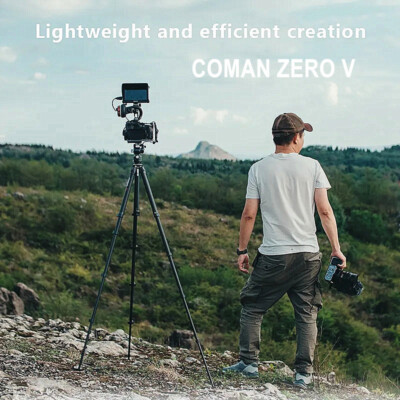 Coman ZERO V Lightweight Travel Tripod Carbon Fiber Outdoor Camera ...