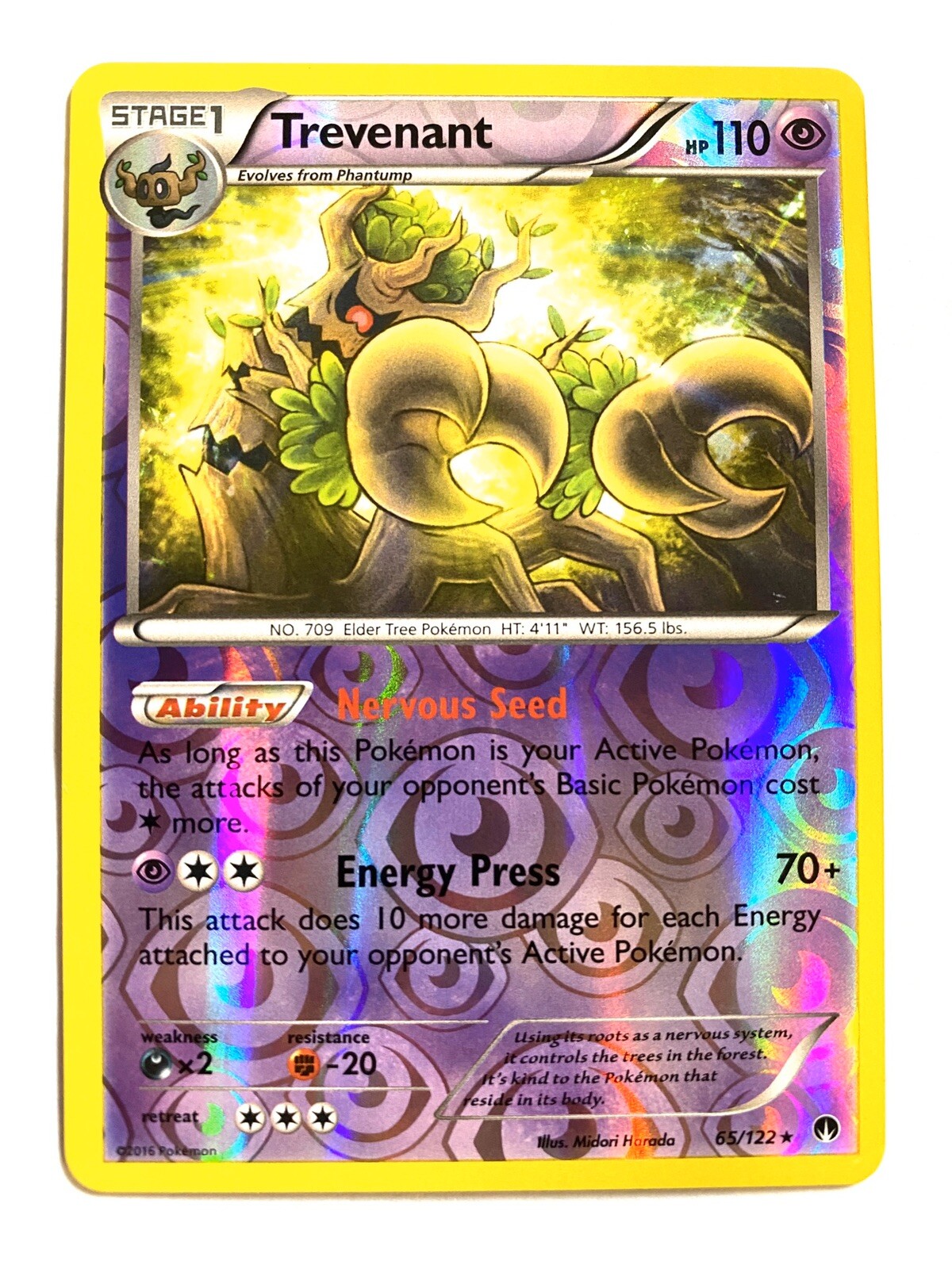 Trevenant 65/122 Reverse Holo Rare | XY Breakpoint | Pokemon Card | eBay