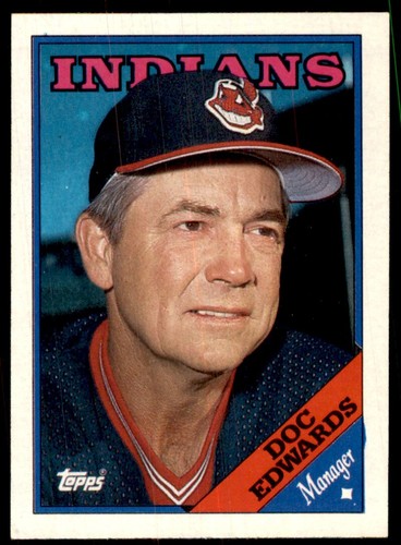 1988 TOPPS DOC EDWARDS CLEVELAND INDIANS #374 | eBay