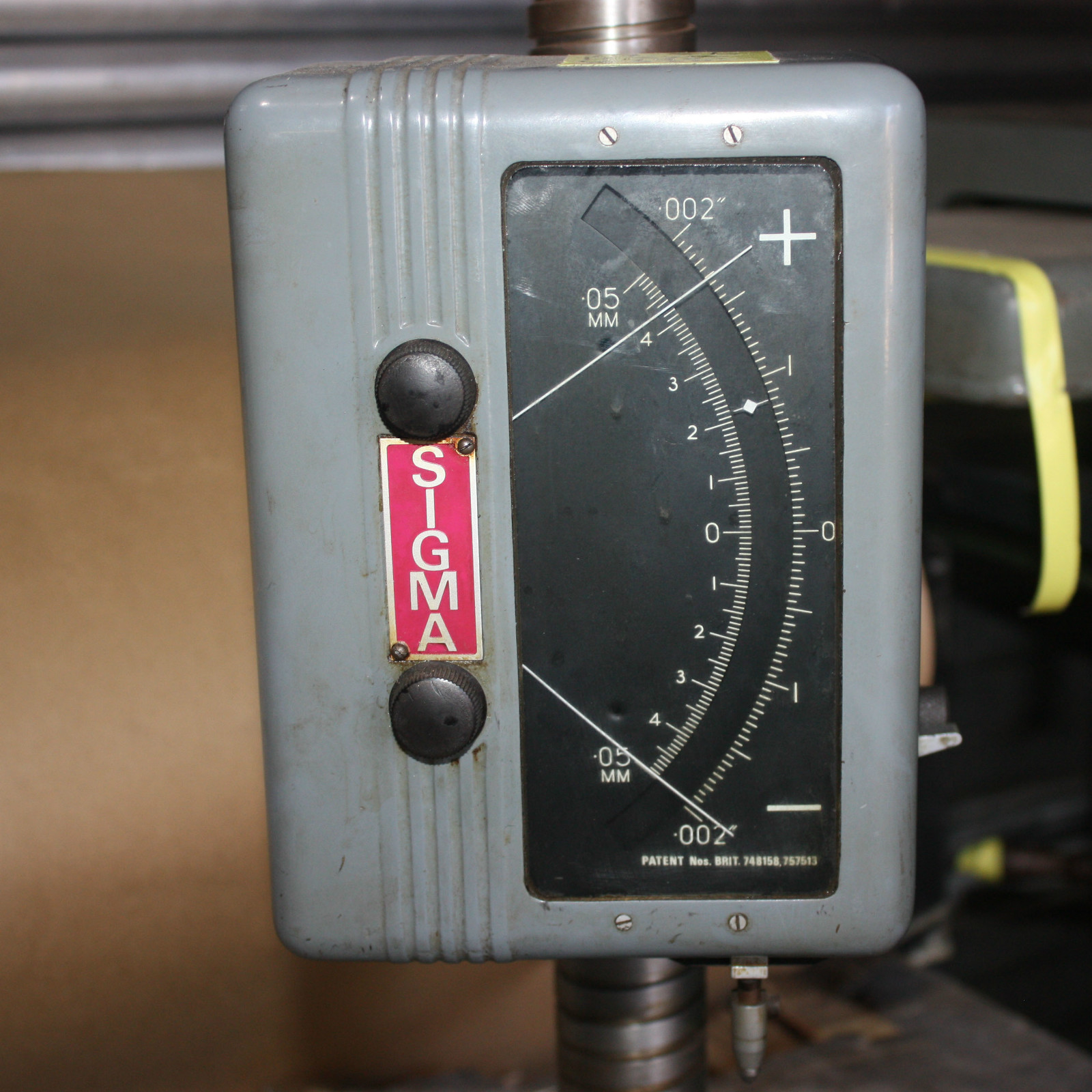 Sigma Comparator Height Micrometer stand gauge block Patent No. BRIT ...