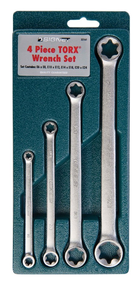 Signet Tools 4 Piece E-Torx Spanner Set Torx E6 - E24 S32161 | eBay