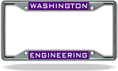 Washington ENGINEERING License Plate Frame | eBay