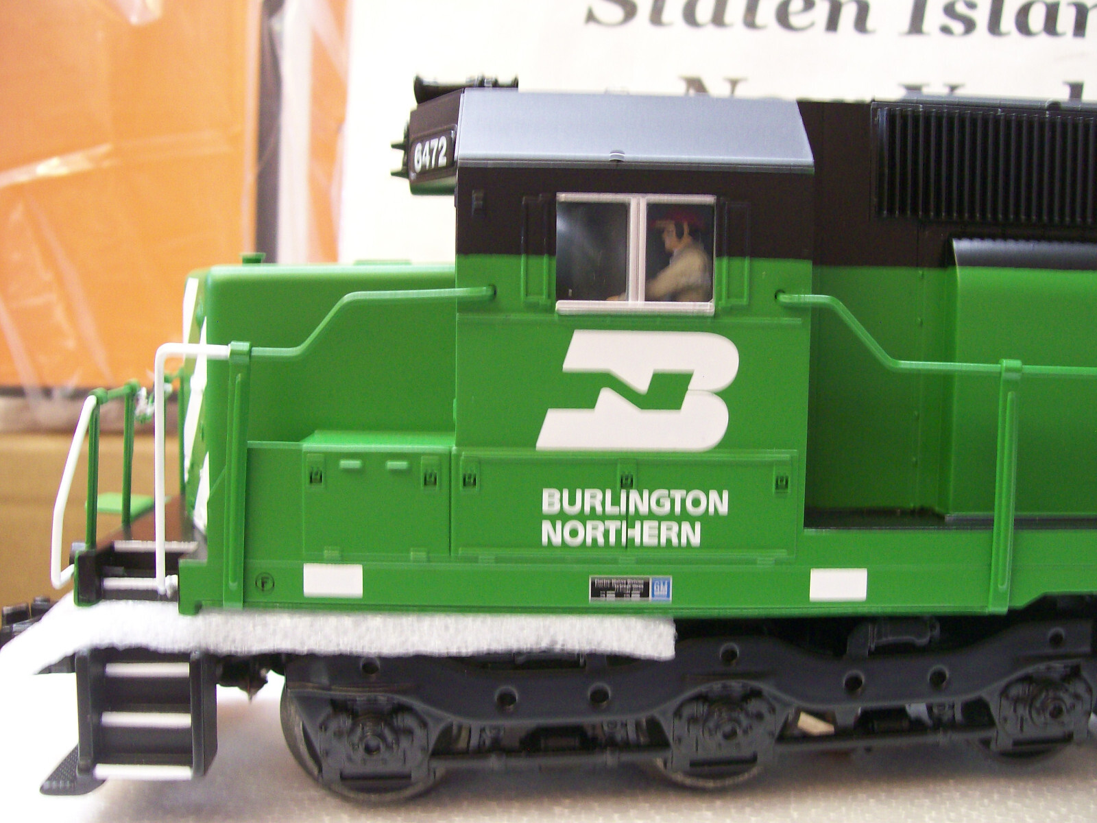 MTH Custom Run Railking Scale SD-45 Burlington Northern Diesel Proto 3. ...