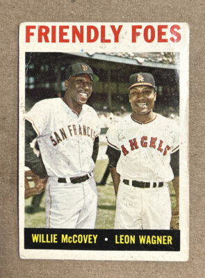 1964 Topps Friendly Foes Willie McCovey & Leon Wagner Card #41 | eBay