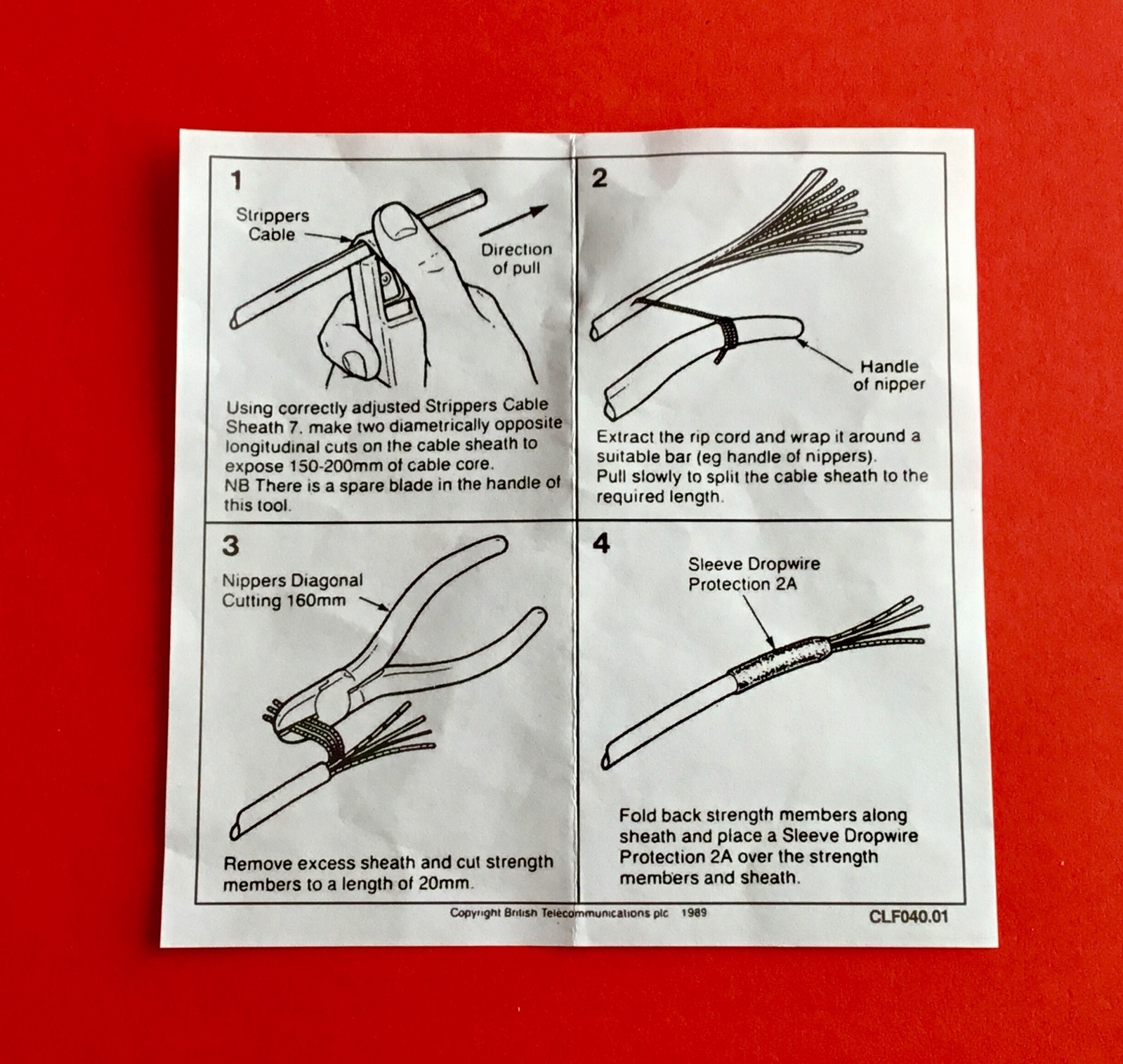 BT DROPWIRE Sleeve Protection 2A for BT Overhead Cable (Dropwire 10 ...