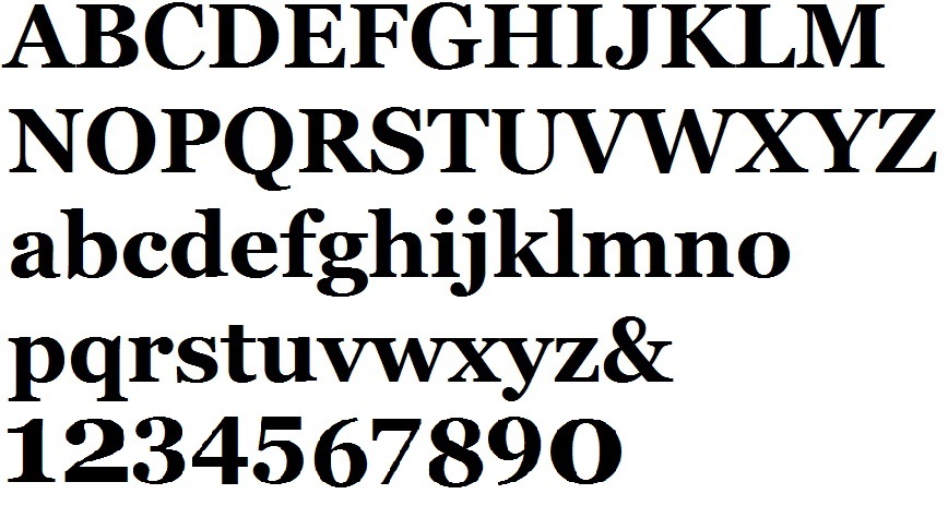 Georgian Alphabet Font