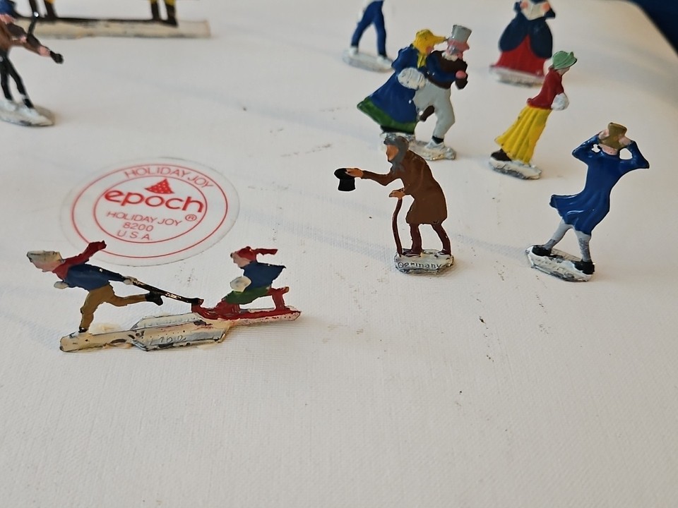 Hans Heinrichsen 18 Flat Lead Figures Christmas German Winter Plus ...