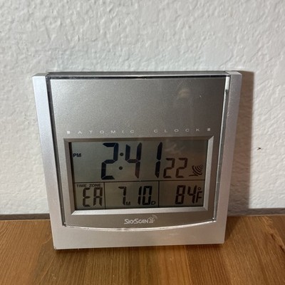 Vintage SkyScan Atomic Clock Large Digital Display Wall Hanging ...