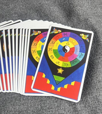 🔥Beautiful Brightly Colored TAROT Deck Nice Quality Cards Fortunetelling ESP🔥 | eBay
