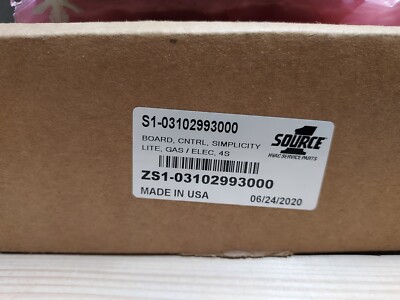 York Source 1 S1-03102993000 Control Board | eBay
