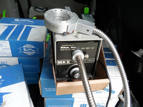Nikon MKII Fiber Optic Light Source w/ Fiber optic Ring Light | eBay
