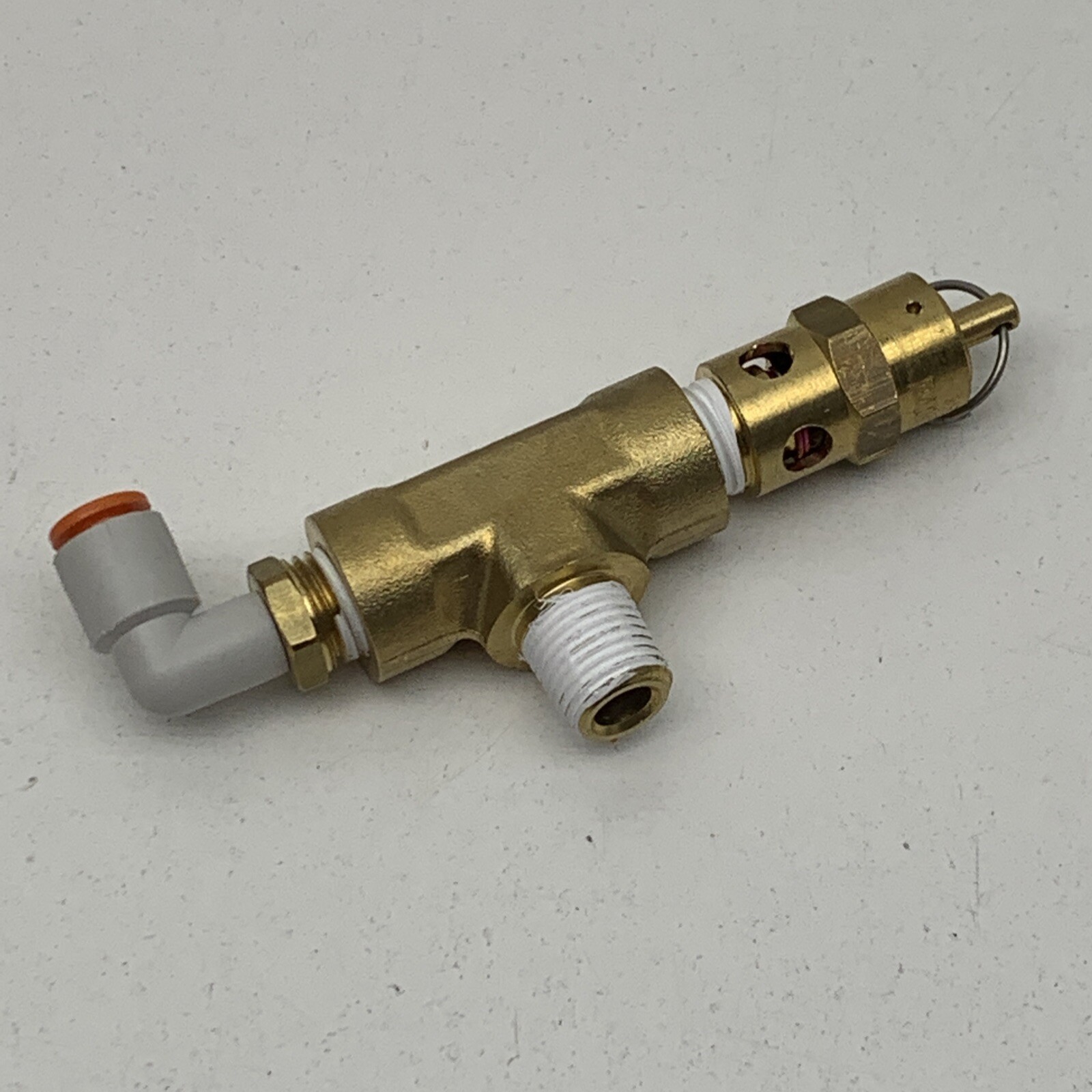 (6-Pack) ST25 Brass Safety Air Pressure Relief Valve 35PSI, 1/4" NPT ...