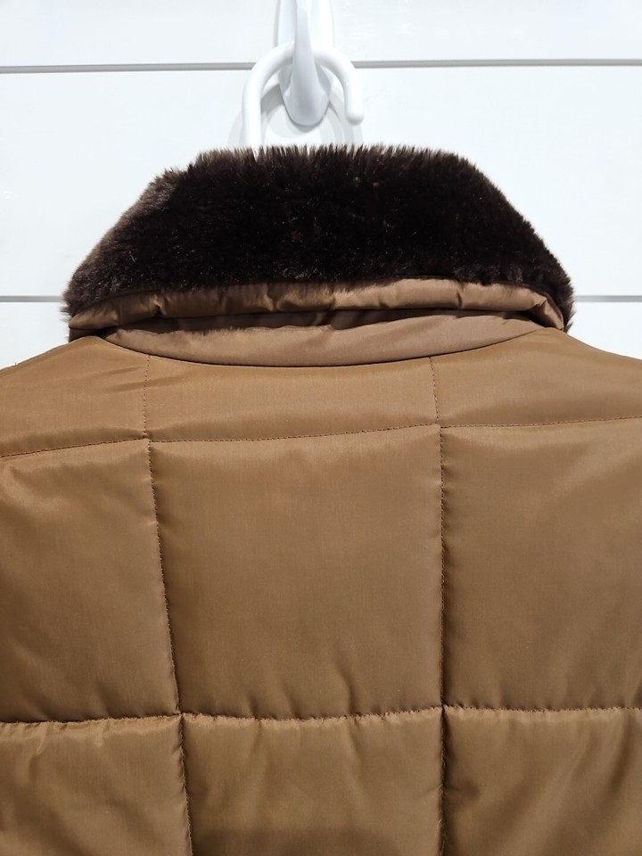 Vtg John Deere Puffy Puffer Trucker Tractor Farm Work Jacket Coat Mens ...