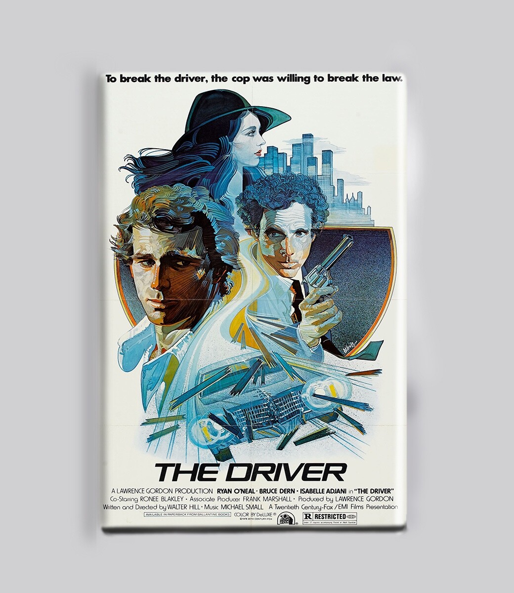 THE DRIVER (1978) - 2" x 3" MOVIE POSTER MAGNET (70s heist action ...