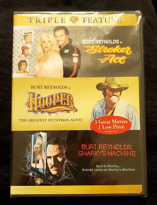 Burt Reynolds Triple Feature Stroker Ace / Hooper / Sharky's Machine 2 ...