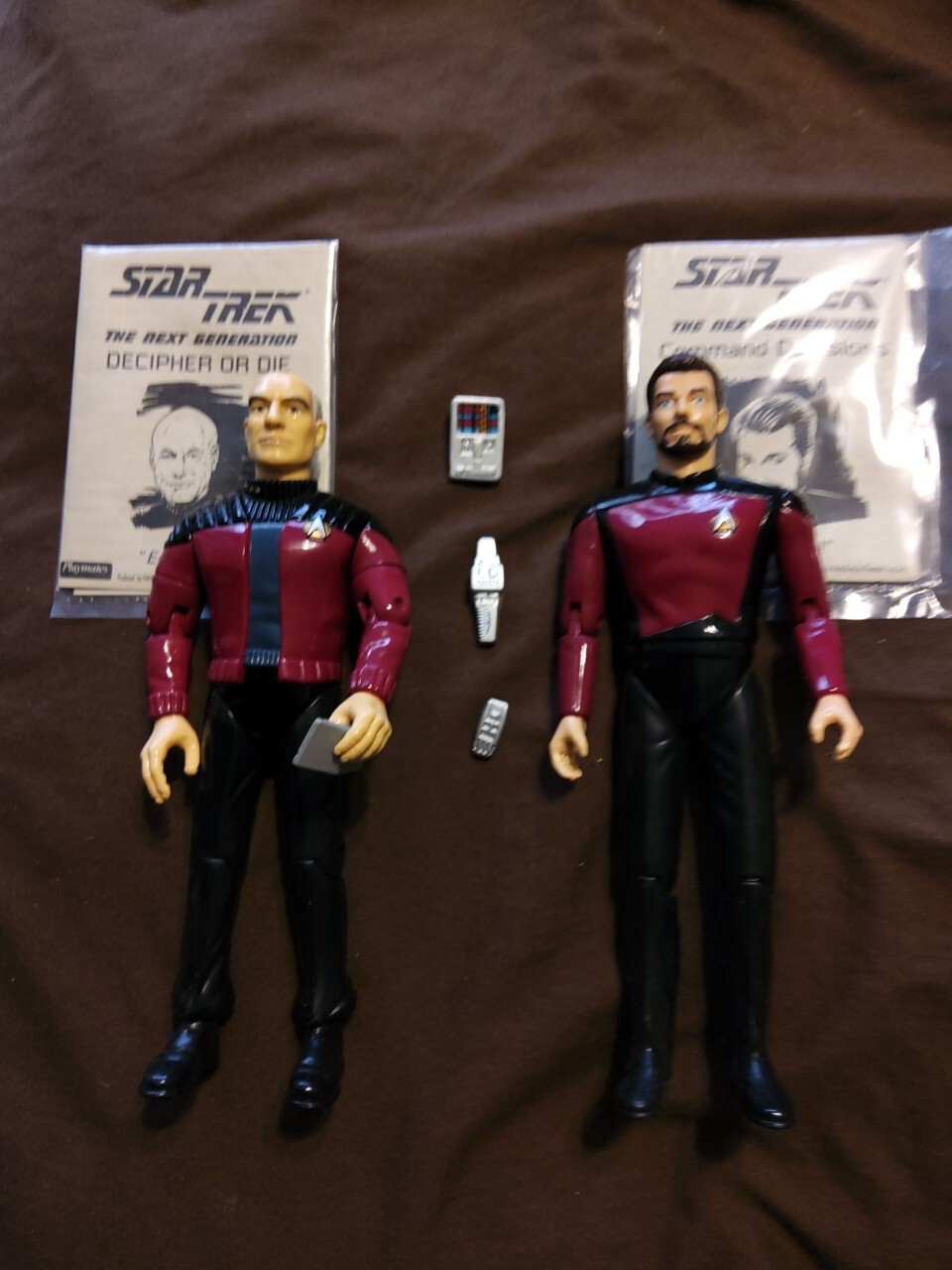 1995 Star Trek Next Generation Space Talk Series PICARD & RIKER ...