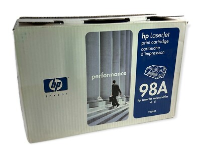 BRAND NEW HP Invent HP LaserJet Print Cartridge 98A | eBay