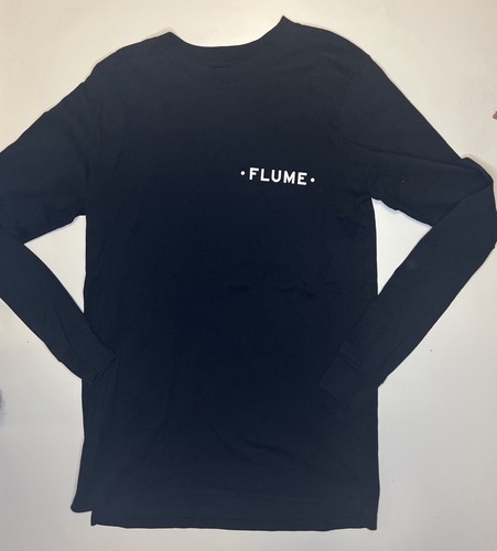Flume Size Small Long Sleeve Black Tour Band Artist Concert T-shirt ...