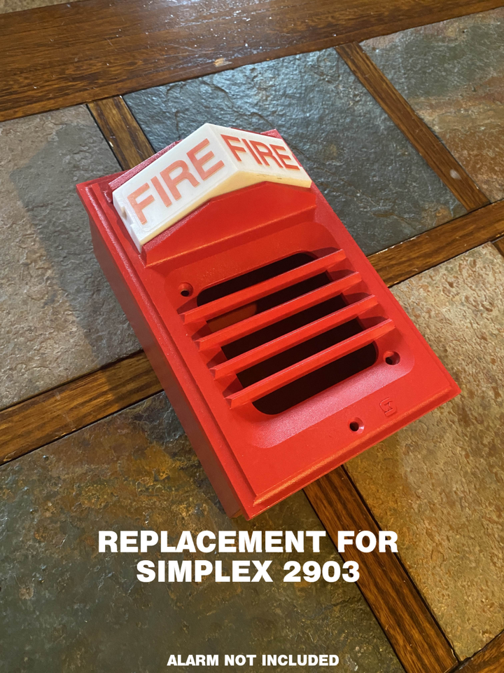 Fire Alarm Retrofit Plate for Simplex 2903. READ DESC. RP-B1-R | eBay