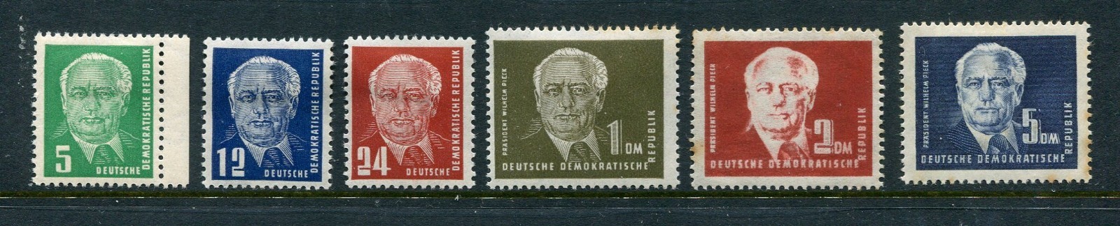 DDR GERMANY 1950 Wilhelm Peck MINT | eBay