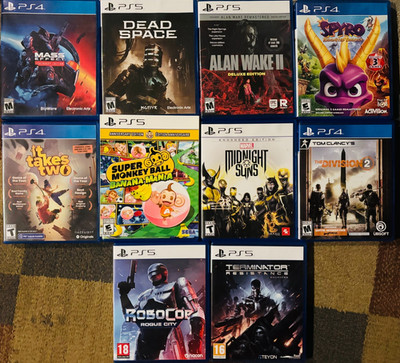 Bundle Of 10 PS4 And PS5 Games - Codes Used, Pre-Owned- Great Deal! | eBay