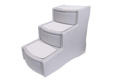 Easy Step III Haustiertreppe 3 Stufen für Katzen/Hunde abnehmbare ...