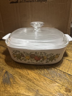 RARE Vintage Corning Ware Spice Of Life La Marjolaine A-2 2 Qt Dish ...