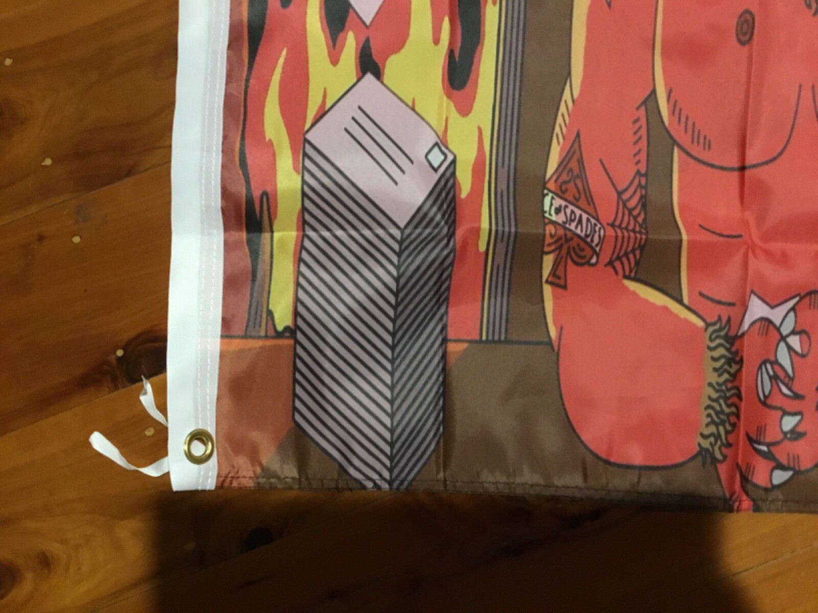 30x30 inch. AUS SELLER The devil satin poster man cave Home decor wall ...