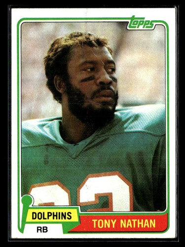 1981 Topps #506 Tony Nathan - NM/MT+ Set Break! RC | eBay