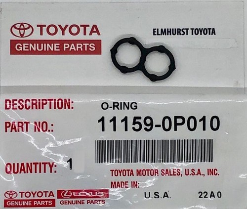 Genuine Toyota Camshaft Bearing Cap Oil Hole Gasket/O-ring 11159-0P010 ...