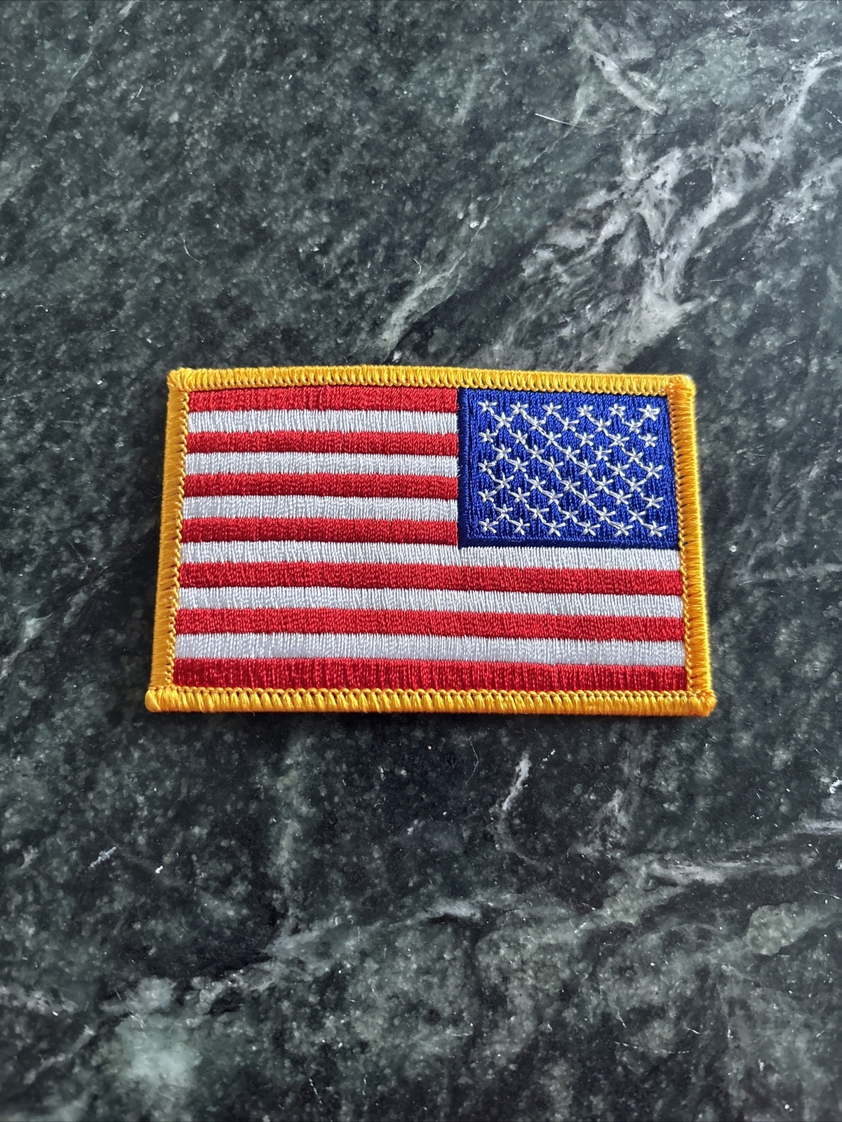 Reverse American Flag Patch 3.5” USA US Stars Stripes Jacket Backwards ...
