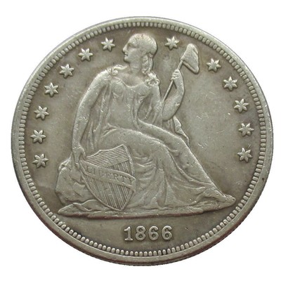 --1866 Seated Liberty Dollar “”IN GOD WE TRUST“” -- | eBay