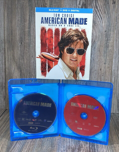 American Made Blu-ray/DVD w/Sleeve, Tom Cruise Crime Action Comedy ...
