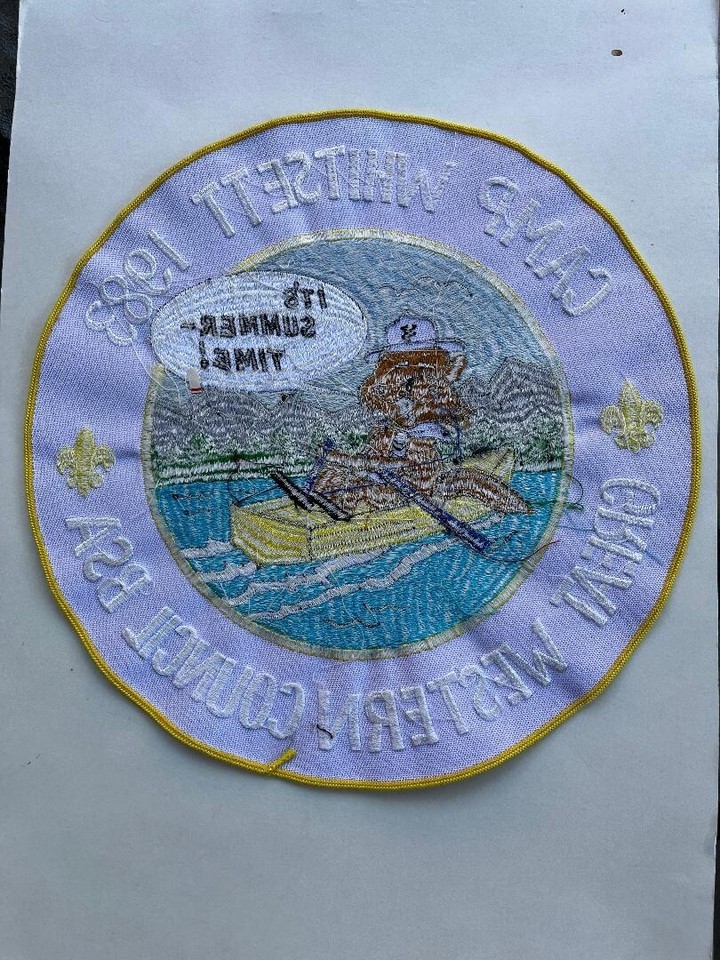BSA Old 1983 Camp Whitsett Jacket Patch Western L.A. County Council ...