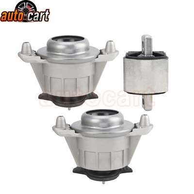 3pcs Engine Motor & Transmission Mount A2042404217 A2042404317 For ...