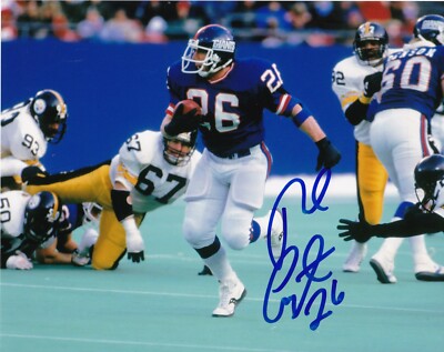 ROB CARPENTER NEW YORK GIANTS ACTION SIGNED 8x10 | eBay