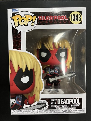 Funko Pop! Heavy Metal Deadpool #1343 | eBay