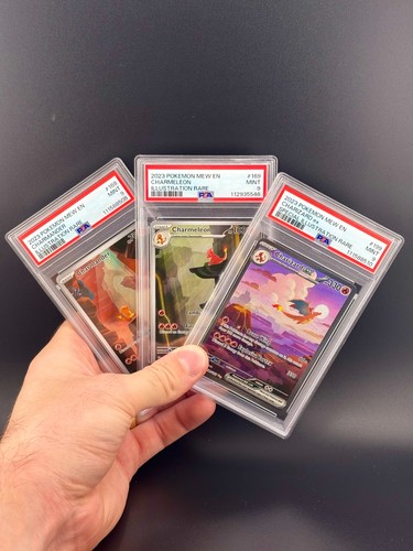 Pokémon 151 Charizard Evo Line Charmander, Charmeleon, Charizard all ...