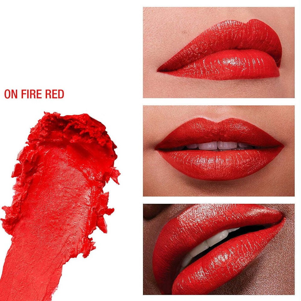 Maybelline Color Sensational Cream Lipstick 895 On Fire Red 4.2g | eBay