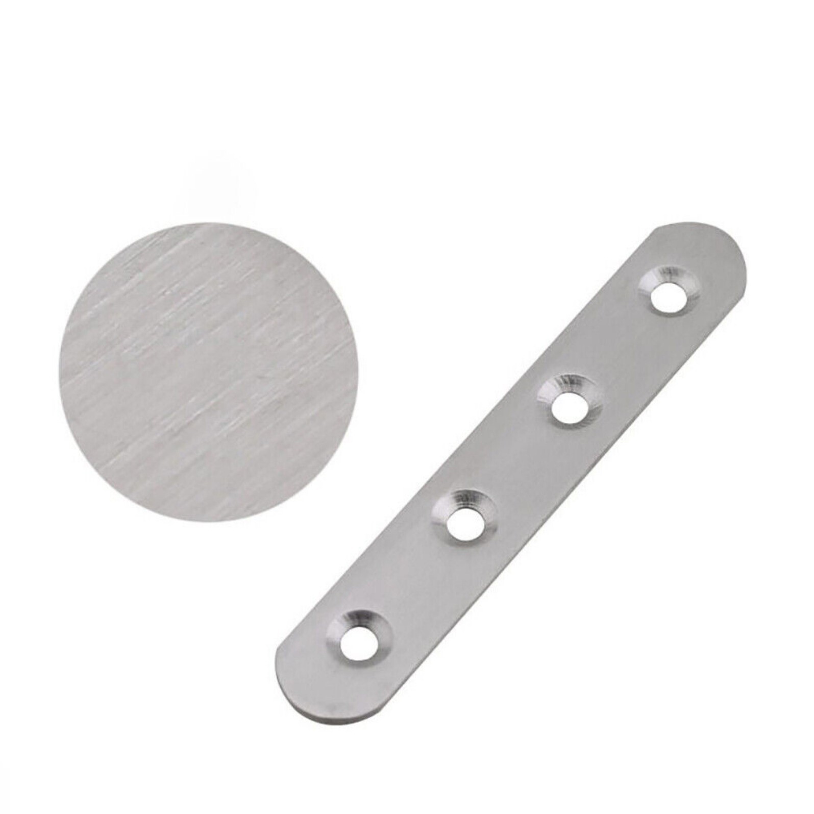 Stainless Steel Repair Plate Flat Straight Fixing Mending Corner Brace ...