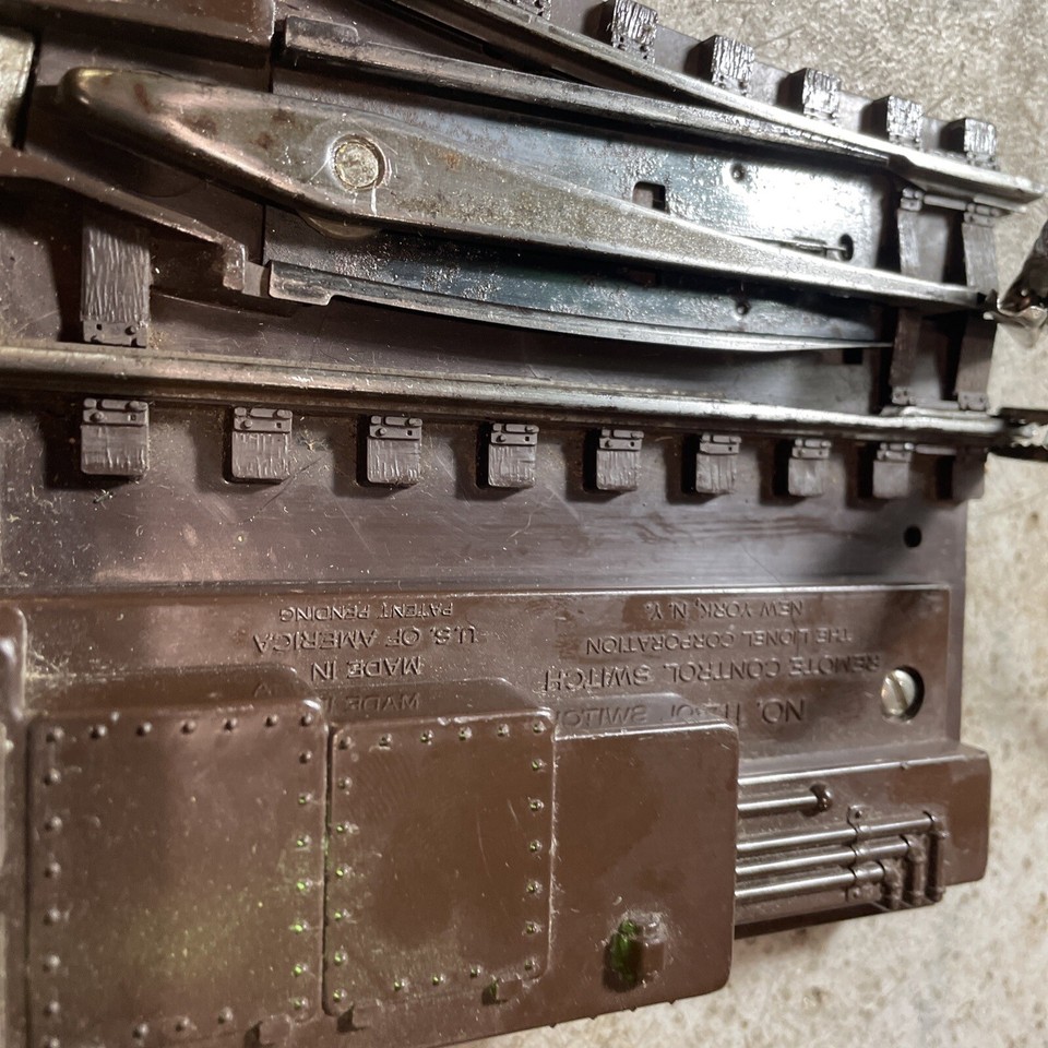 Lionel 112 Super O Right Hand Turnout Switch With Pins #161 | eBay