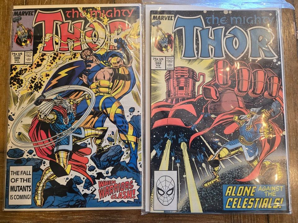 MARVEL THE MIGHTY THOR 385 386 387 388 VF TO VF + | eBay