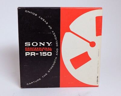 Sony Professional Recording Tape PR-150 Reel to Reel Tape 1200ft 7 ...