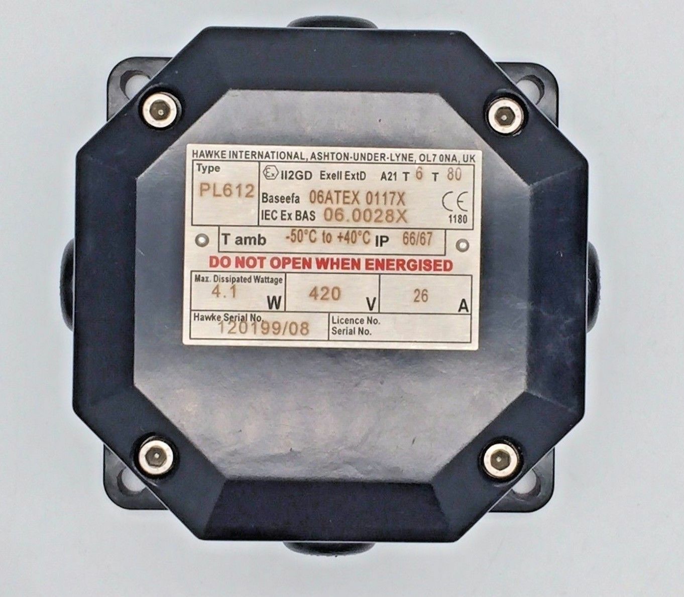 Hawke International PL612 Conduit Junction Box 420V 26A 4.1W IP66/67 | eBay